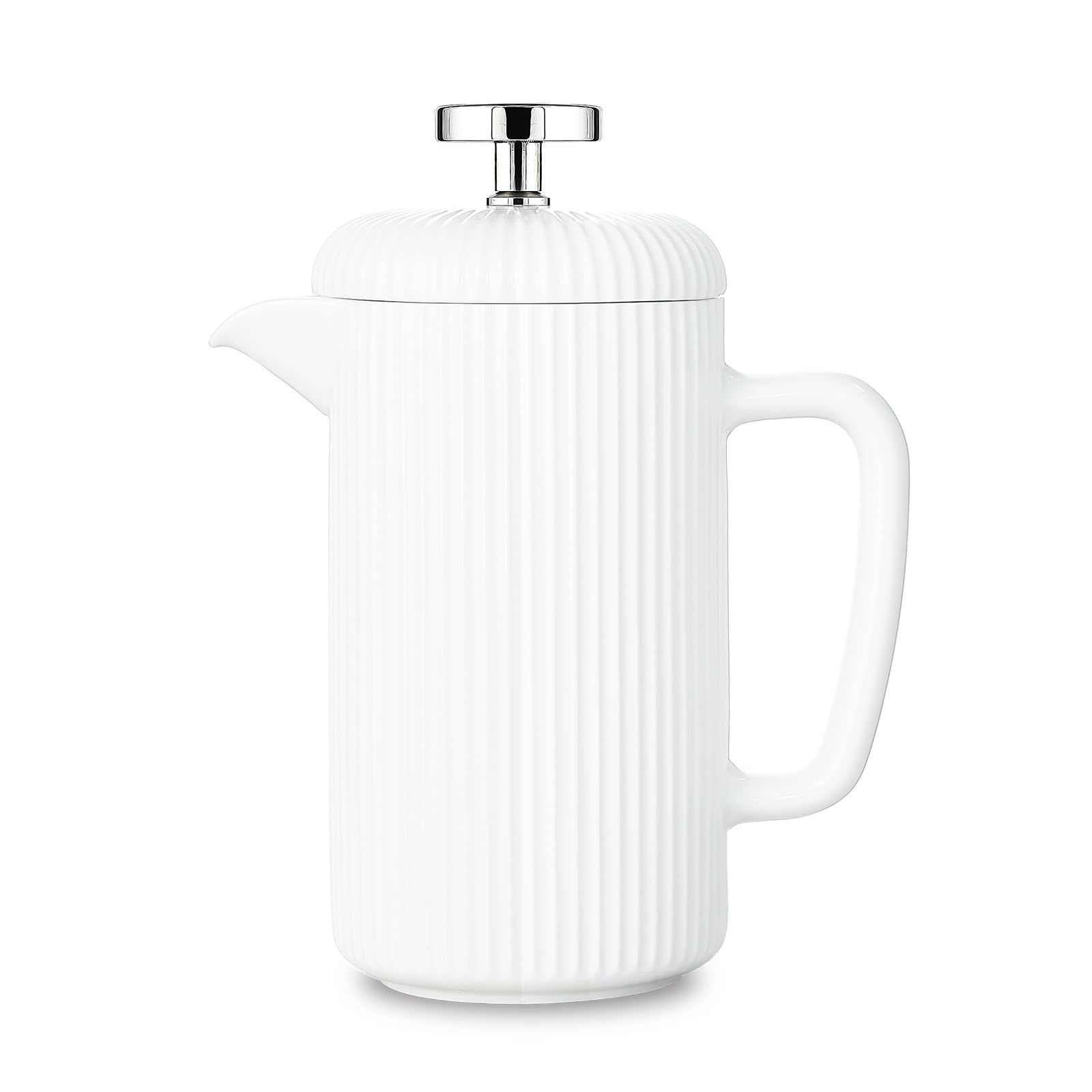 商品の特徴容量たっぷりの650ml:一度に2~4杯分の濃厚なコーヒーを完璧に抽出できます。一人で静かな朝を楽しむのに最適であり、友人や家族と素敵なコーヒーブレイクを共有する際にも理想的です。時代を超えたデザイン:上品なリブ付きセラミックと磨...