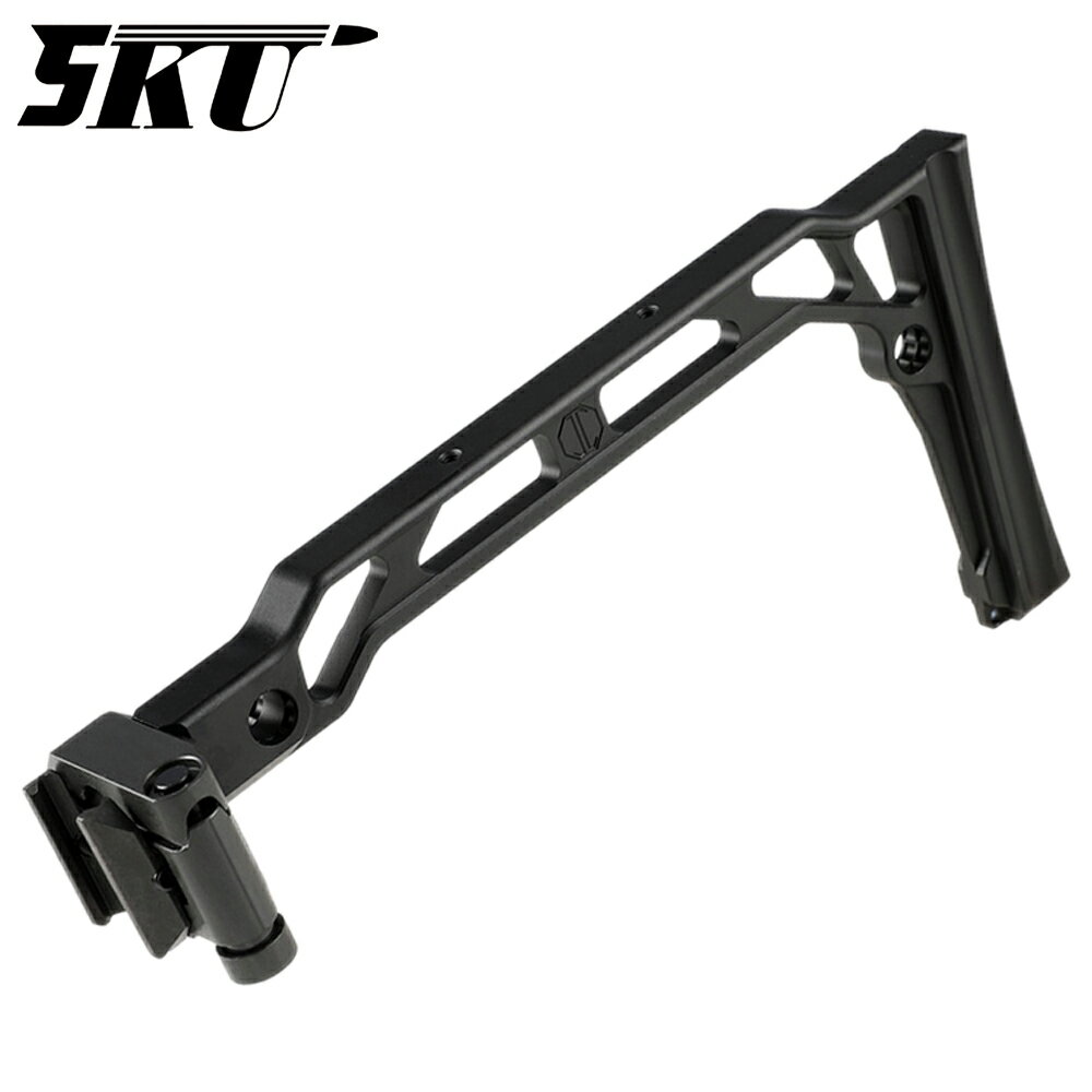 商品詳細 【商品詳細】 ・メーカー：5KU ・材質：基部 スチール、ストック部 アルミ合金 ・商品サイズ：全長 約203mm ・本体重量：約270g ・対応メーカー、機種：20mmレール（ピカティニーレール規格）のストックベース ピカティニ...