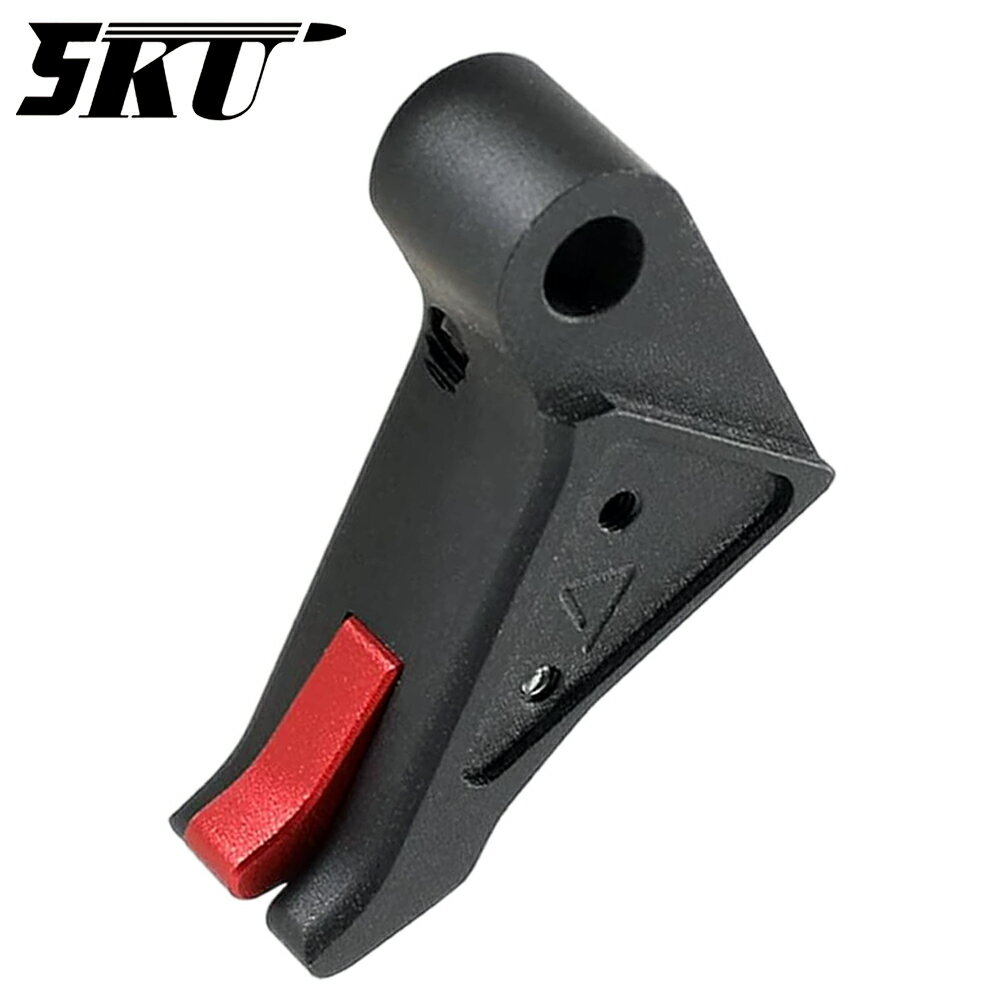 商品詳細 ・メーカー：5KU ・材質：アルミ合金 ・商品寸法：約30mm ・重量：約15g ・対応：東京マルイ ガスブローバック グロックシリーズ Agency Armsタイプトリガーです。 イモネジでストローク調整が可能なアジャスタブルタ...