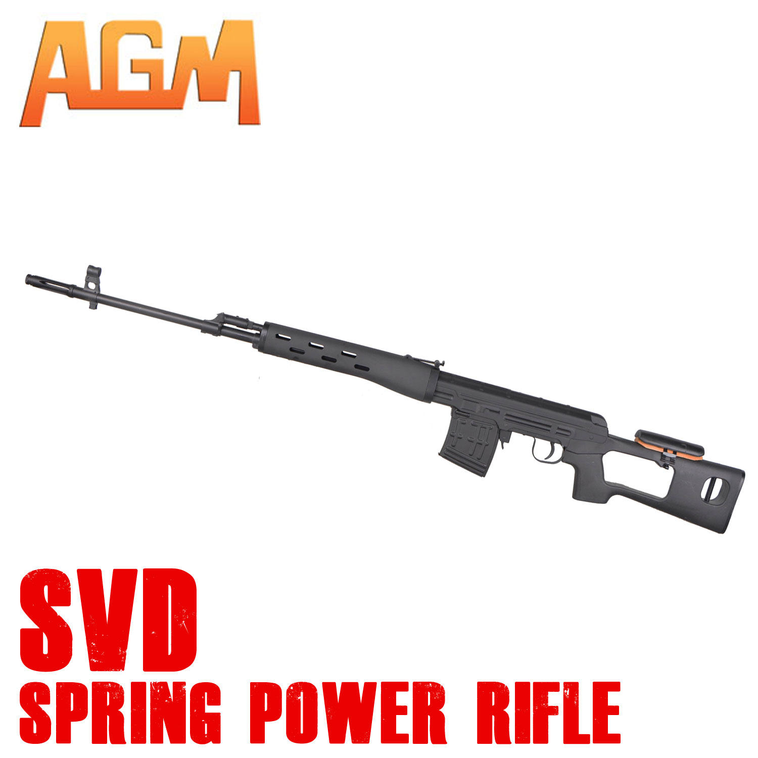 商品詳細 ■メーカー　AGM ■全長　約1,204mm ■重量　約2,830g ■材質　メタル/樹脂 ■マガジン　約30発 スプリング給弾式 ■動力　エアコッキング ■可変HOP UP