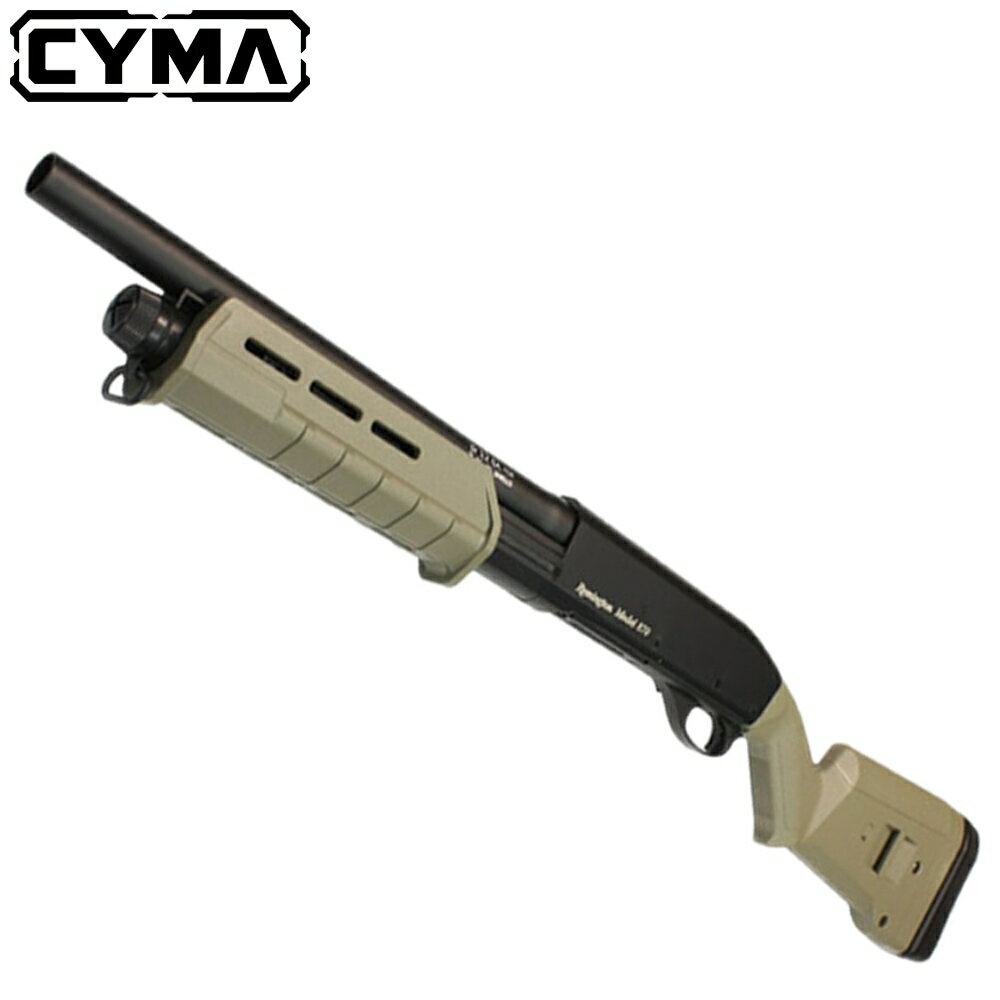 商品詳細 ■メーカー：CYMA ■全長：900mm ■重量：1410g ■材質：ABS ■マガジン：30発 （1シェル）※マルイ互換あり ■3発同時発射式 ■ポンプアクションエアーコッキング ■ラピッドファイヤー可能 M870はアメリカのレ...