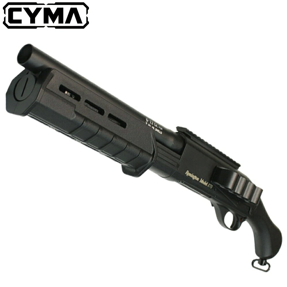商品詳細 ■メーカー：CYMA ■全長：630mm ■重量：1150g ■材質：ABS ■マガジン：30発 （1シェル） ） ※マルイ互換あり ■3発同時発射式 ■ポンプアクションエアーコッキング ■ラピッドファイヤー可能 ■Remingt...