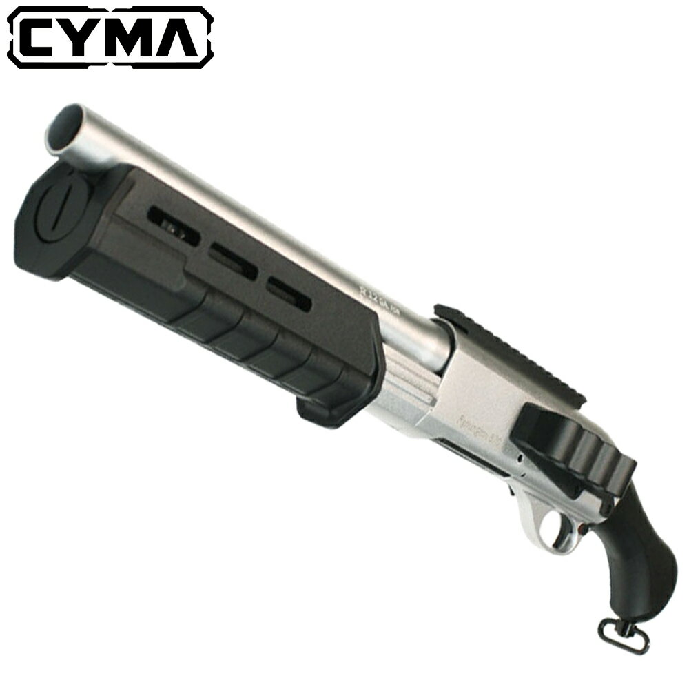 商品詳細 ■メーカー：CYMA ■全長：630mm ■重量：1150g ■材質：ABS ■マガジン：30発 （1シェル） ） ※マルイ互換あり ■3発同時発射式 ■ポンプアクションエアーコッキング ■ラピッドファイヤー可能 ■Remingt...