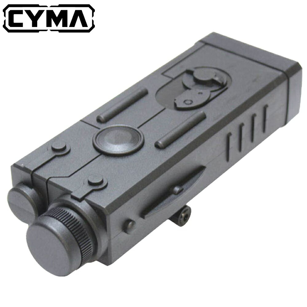 ■メーカー：CYMA ■素材：樹脂 ■重さ：122g ■サイズ：外寸135mm×53mm×29mm ■対応：20mmレール搭載商品全て 20mmレールに取り付けるタイプのバッテリーケースになります。 MP5のみならず20mmレール搭載モデル...
