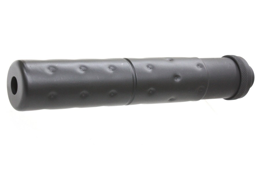 商品詳細 ・メーカー：CYMA ・材質：アルミ合金 ・重さ：132g ・サイズ：全長:約194mm、直径:約35mm ・対応：14mm逆ネジ仕様の各種本体 （詳細） S&T P-90用Knight'sタイプのダミーサイレンサーになります。 ...