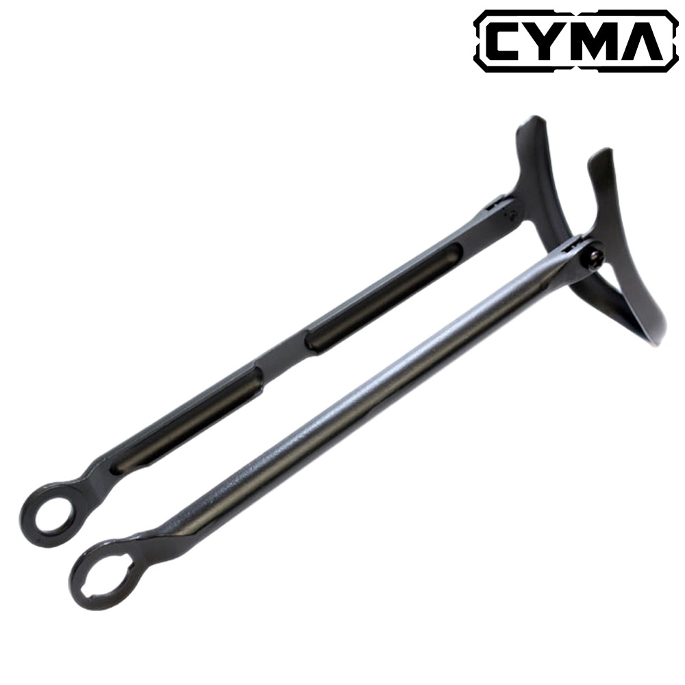 商品詳細 ■メーカー：CYMA ■材質：アルミ合金 ■重さ：386g ■長さ：365mm ■対応：スタンダートな作りのAK47S系本体 AK47S Bulgarianフォールディングストックになります。 ※組み込みには加工調整が必要な場合が...