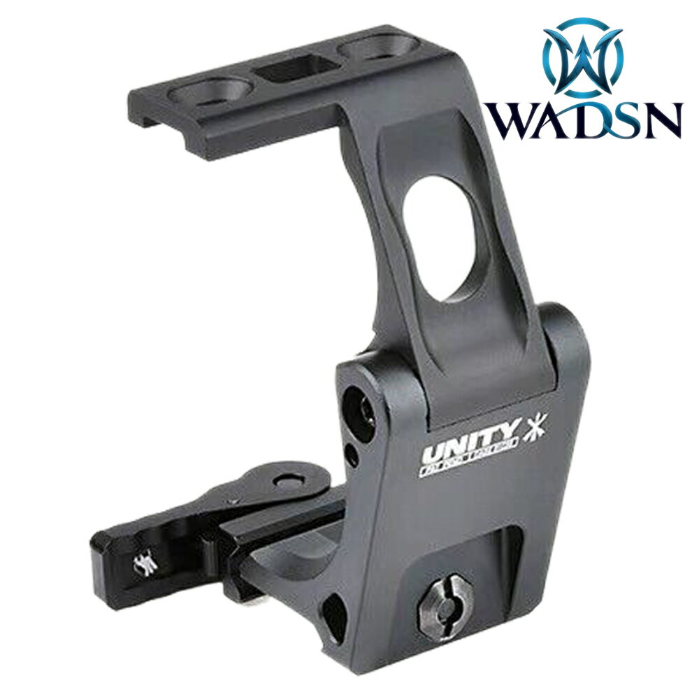 ・メーカー：WADSN ・材質：アルミ合金 ・サイズ：約89 x 31 x 17mm ・重量：約115g ・対応：G43タイプ マグニファイア フリップアップ機能を持つUNTYのFTCマウントを再現。 マグニファイア/ブースターを外側に折り...