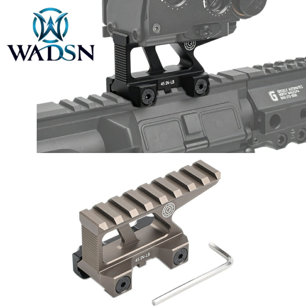 ・材質：アルミ合金 ・対応機種：20mmレール搭載の各種本体 ※組み込みの際、調整・加工が必要な場合がございます。 ※現ロットは使用によりロゴがございません。ご注意ください。