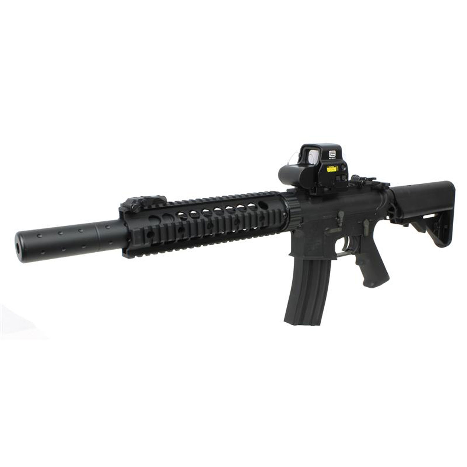 商品詳細 こちらの商品はS&T M4 CQB FF9インチ チャレンジャーライン G3電動ガン BK(COLT 刻印)SOTAC EoTech EXPS3タイプ R/Gドットサイト BKのセットになります。（チャレンジャーラインシリーズ） ...