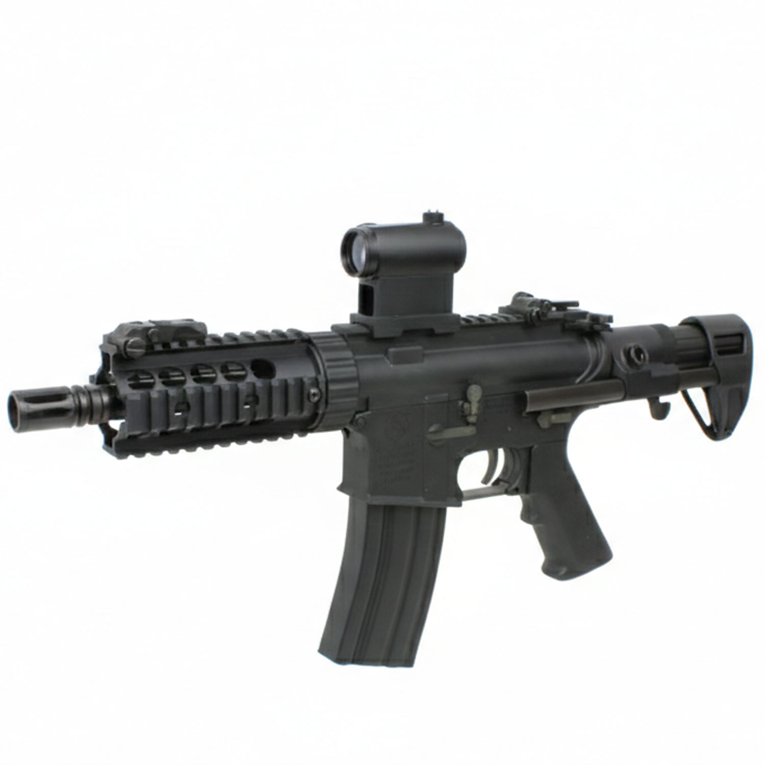 商品詳細 こちらの商品はS&T M4 FF PDW-S チャレンジャーライン G3電動ガン BK(COLT刻印)T-1タイプ ドットサイト QDマウント付 BKのセットになります。※こちらはCOLT/EMGライセンスとなります。 COLT/...