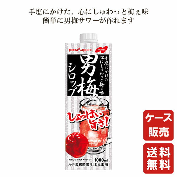 商品情報商品詳細〇業務用男梅シロップ 1000ml ×6「手塩にかけた、心にしゅわっと梅ぇ味」。ノーベル製菓（株）の人気商品である「男梅キャンデー」とコラボレーションした5倍希釈シロップです。簡単に男梅サワーが作れます。 保存方法直射日光を...