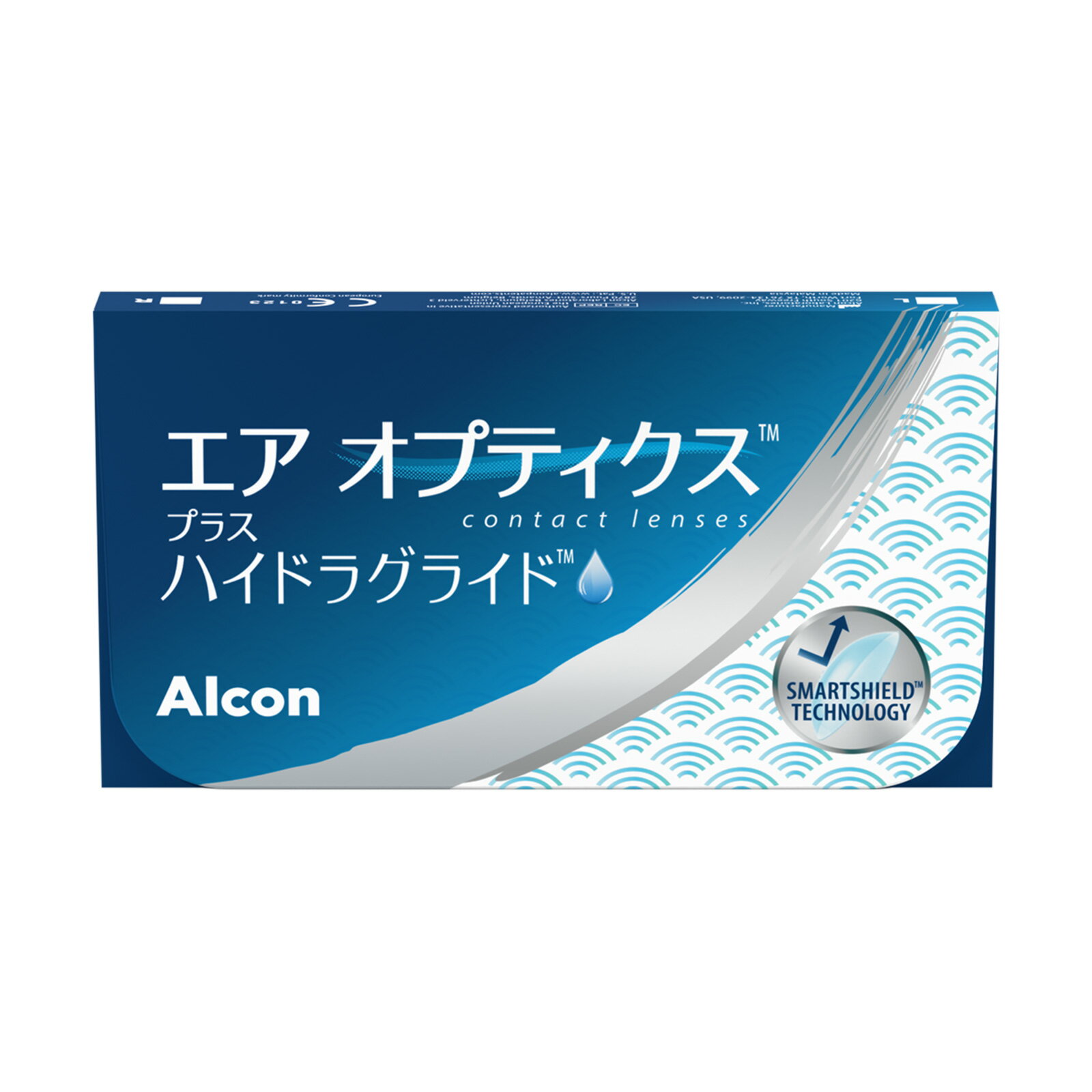 [ 商品詳細 ]商品名エアオプティクスプラス ハイドラグライド 1箱装用期間2週間使い捨てタイプ枚数1箱6枚入BC(ベースカーブ)8.60mmDIA(レンズ直径)14.2mm含水率33％Dk値112DK/L値138中心厚0.08mm(-3....