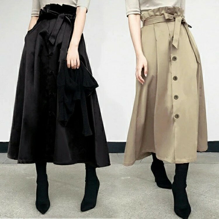 【商品】レディース トレンチスカート 【素材】ポリエステル 【カラー】カーキ、ブラック 【生産国】中国 【セット内容】スカートのみ 【サイズ】S/M/L/XL ※平置き採寸となりますので、2-3cmの誤差についてはご容赦下さい。 ◆注意事項...