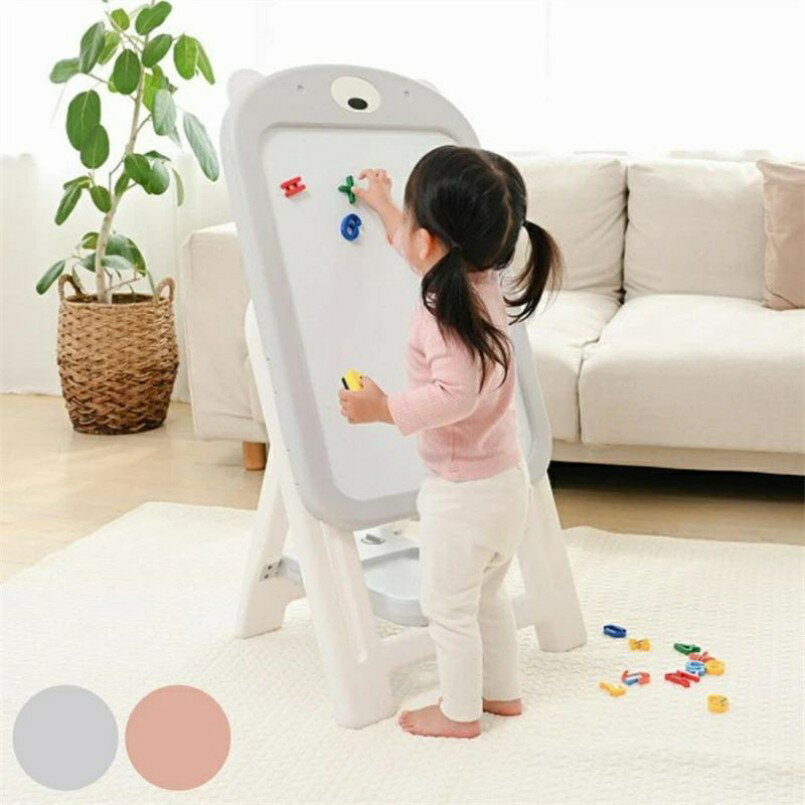 商品情報 サイズ/本体（使用時）：約幅51×奥行47×高さ68〜105cm 本体（収納時）：約幅51×奥行7×高さ73cm 重量/約3.68kg 内容量/1台 付属品：取扱説明書、水彩ペン（5本）、マグネット（16個）、イレイサー、くまさん...