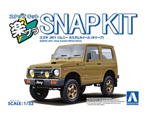 1/32 スズキ JA11 ジムニー カスタムホイル オリーブ詳しい納期他、ご注文時はお支払・送料・返品のページをご確認ください発売日2026/3/18関連キーワード：アオシマ スケールプラモデル スケールモデル 自動車模型 車模型 自動車...