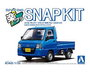 1/32 スバル サンバー トラック WR ブルー リミテッド詳しい納期他、ご注文時はお支払・送料・返品のページをご確認ください発売日2024/10/31関連キーワード：アオシマ スケールプラモデル スケールモデル 自動車模型 車模型 自動...