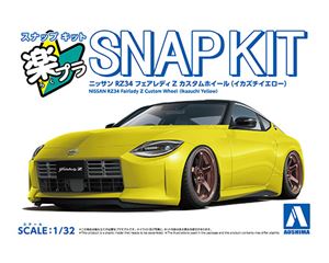 1/32 ニッサン RZ34 フェアレディゼット カスタムホイル イカヅチ イエローカープラモデル発売日2025/6/30詳しい納期他、ご注文時はご利用案内・返品のページをご確認ください関連キーワード1/32楽プラスナップキットシリーズ青島...