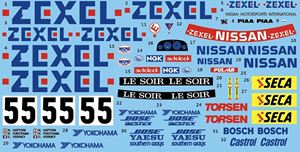 グッズ詳しい納期他、ご注文時はご利用案内・返品のページをご確認ください関連キーワードスケールプラ関連パーツ他アルヨ(barchetta)商品説明T 1／24 GT-R対応 Zexel 1990 Spa24h ＃55スケールプラ関連パーツ他【...