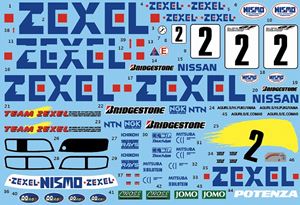 グッズ詳しい納期他、ご注文時はご利用案内・返品のページをご確認ください関連キーワードスケールプラ関連パーツ他アルヨ(barchetta)商品説明T 1／24 GT-R対応 Zexel 1997 JGTC Rd.1 ＃2スケールプラ関連パーツ...