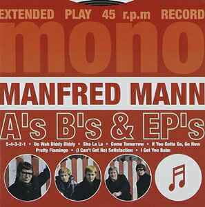 A’S B’S ＆ EP’SCD発売日2003/5/5詳しい納期他、ご注文時はご利用案内・返品のページをご確認くださいジャンル洋楽ロック　アーティストマンフレッド・マンMANFRED MANN収録時間組枚数商品説明MANFRED MANN ...