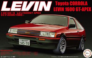 1/24 AE86 レビン 1983カープラモデル詳しい納期他、ご注文時はご利用案内・返品のページをご確認ください関連キーワードインチアップシリーズフジミ模型カーモデルTOYOTAカーモデル関連キーワード：スケールプラモデル スケールモデル...