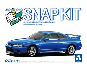 1/32 ニッサン R33 スカイラインGTR ブルーカープラモデル発売日2025/8/31詳しい納期他、ご注文時はご利用案内・返品のページをご確認ください関連キーワード1/32楽プラスナップキットシリーズ青島文化教材社カーモデルニッサン（...