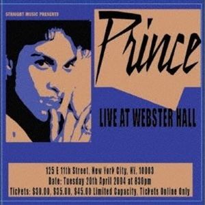 プリンス ライブ アット ウェブスター ホール ニューヨーク2004CD発売日2021/11/17詳しい納期他、ご注文時はご利用案内・返品のページをご確認くださいジャンル洋楽ロック　アーティストプリンス収録時間24分29秒組枚数1商品説明プ...