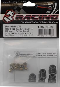 4.8ミリ ヘックスボールスタッド チョウ 4ミリ 10ピース テフロンコーティングRCパーツ詳しい納期他、ご注文時はご利用案内・返品のページをご確認ください関連キーワードRCパーツ3レーシング3レーシング(RCパーツ)ボールスタッド(RC...