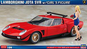 1/24 ランボルギーニ イオタ SVR ウィズ ガールズフィギュアカープラモデル発売日2026/3/4詳しい納期他、ご注文時はご利用案内・返品のページをご確認ください関連キーワード1/24自動車シリーズハセガワカーモデルランボルギーニ（カ...