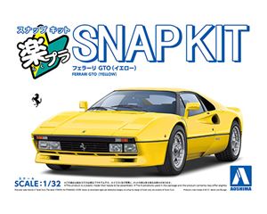 1/32 フェラーリ GTO イエローカープラモデル発売日2026/10/16詳しい納期他、ご注文時はご利用案内・返品のページをご確認ください関連キーワード1/32楽プラスナップキットシリーズ青島文化教材社カーモデルフェラーリ（カーモデル）...