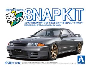 1/32 ニッサン R32 スカイラインGTR カスタムホイル ガングレー メタリックカープラモデル詳しい納期他、ご注文時はご利用案内・返品のページをご確認ください関連キーワード1/32楽プラスナップキットシリーズ青島文化教材社カーモデルニ...
