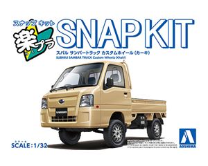 1/32 スバル サンバー トラック カスタムホイル カーキカープラモデル発売日2026/2/14詳しい納期他、ご注文時はご利用案内・返品のページをご確認ください関連キーワード1/32楽プラスナップキットシリーズ青島文化教材社カーモデルスバ...