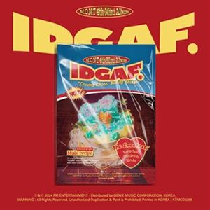 4TH MINI ALBUM ： IDGAFMINI CD発売日2024/2/28詳しい納期他、ご注文時はご利用案内・返品のページをご確認くださいジャンル洋楽アジアンポップス　アーティストモントM.O.N.T収録時間組枚数商品説明M.O.N...