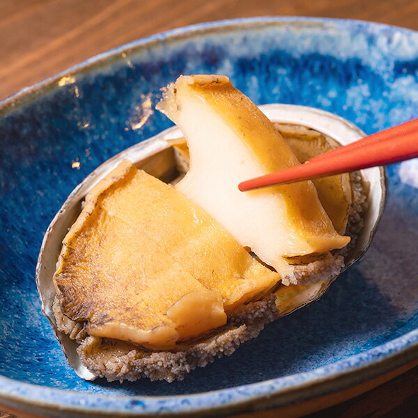 【内容(量)】味付けあわび110/120g1個 【原材料(産地)】あわび（韓国産）、醤油（小麦、大豆を含む）、砂糖、アミノ酸液、還元水飴、食塩、醸造酢、酵母エキス／調味料（アミノ酸等） 【賞味期限】冷凍保存で1ヶ月 【注意点】加熱してありま...