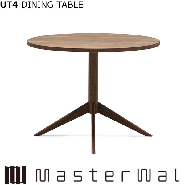 商品説明メーカー名マスターウォール 品名UT4 DINING TABLE材質天板：無垢材（T=26mm）オイルワックス仕上げ 脚：無垢材/オイル仕上げアジャスター付サイズφ950×H695mm 配送について 北海道、東北、九州は別途送料が掛...