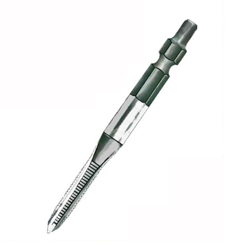 スクエア・六角軸を一本のタップで対応！ 大西工業 ねじ切れるねん No.28-T M8 × 1.25 ■商品説明■ ボール盤、手廻しハンドル、タップレンチ、インパクトドライバーなど、 工具によってスクエアと六角軸を使い分ける必要があった煩わ...