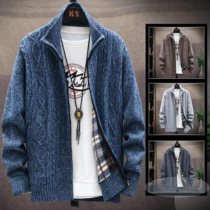 サイズM、L、XL、2XL、3XL カラーワイン、コーヒー、ブルー、ライトグレー、ダークグレー 素　材ポリエステル POINT 伸縮性と極上な柔らかさの生地感が体にしっとりと絡みつき綺麗なシルエットでスタイリングを魅せてくれるニットジャケッ...
