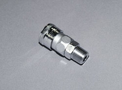 ●メーカー:日東工器●型式:10SM(鋼鉄)●ネジサイズ:R1/8●質量(g):97●推奨最大締め付けトルク:7｛71｝●出荷目安:3営業日以内工場内空気配管から空気工具接続まで、優れた耐久性と環境特性！●工場内の空気配管から空気工具のホー...