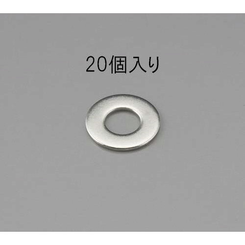 ●メーカー:エスコ●型式:EA949LX-205（1セット:20個入）●梱包サイズ(mm):70×25×40●出荷目安:3営業日以内●材質:ステンレス(SUS304)●内径×外径×厚み:5×12×0.8mm●入数:20個●●写真は代表画像で...