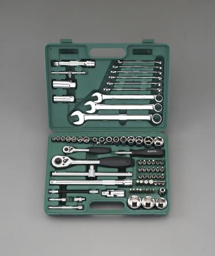 仕様：●メーカー:SATA●型番:09519●:76点●差込角:1/4”・1/2”●ソケット(6角): 8・9・10・11・12・13・14mm(1/4”) 8・10・12・13・14・17・19・22・24・27・ 30・32mm(1/2...