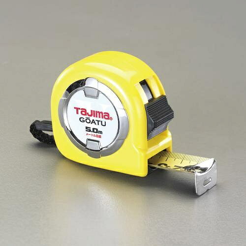 仕様：●メーカー:TJMデザイン(TaJIma)●型番:GAL25-50BL●全長:5m●幅:25mm●重量:298g●材質:バネ・テープ:スチールケース:ABS樹脂●ストロングテープ●落下時の衝撃から爪を守るフックガードバンパー●コンパク...
