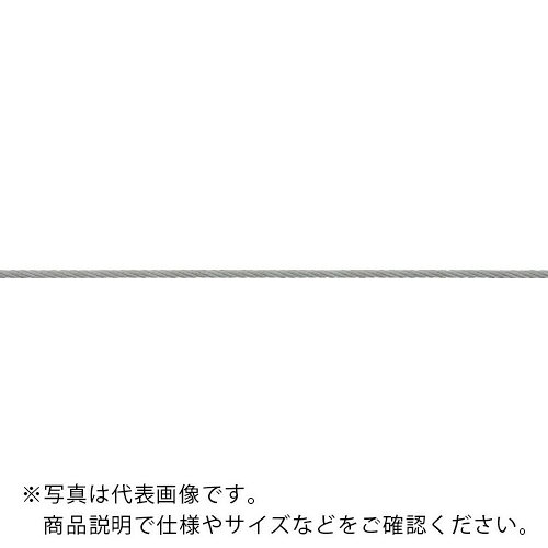 特長：ステンレス製で耐食性に優れ、リールに巻き取られているので扱いやすくなっています。用途：転倒防止・連結部品・張り固定・機械部品に。仕様：ロープ径(mm)：3長さ(m)：100使用荷重(kg)：250使用荷重(kN)：2.45SUS3.0...