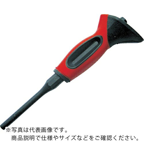特長：フランス製の高品質な平行ピンポンチです。握りやすく滑りにくい人間工学に基づいたハンドル付きです。（特許取得品）ハンドルが衝撃を吸収し快適な作業を実現します。仕様：全長(mm)：150幅(mm)：10先端径(mm)：5八角胴タイプ材質／...