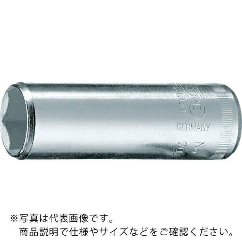 特長：【在庫限り特価にてご提供】特価前オレンジブック価格：3140円（税抜き）。ソケット周囲にローレット加工を施しているため、指で回しても滑り止め効果を発揮します。差込角6．35mm、6角タイプのディープソケットレンチです。仕様：差込角(m...