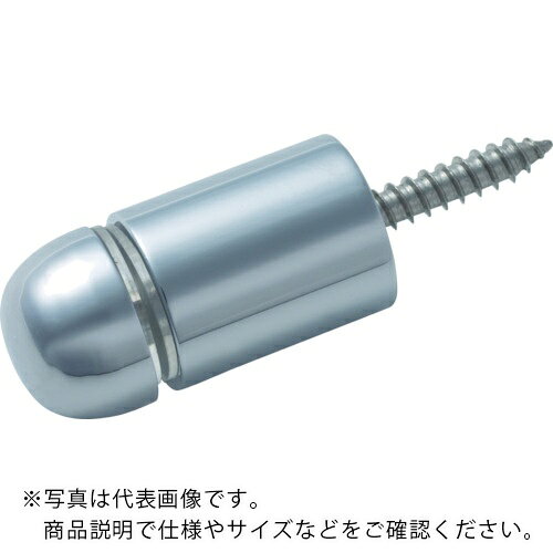 特長：壁面とサインとの間にスペーサーを使用することで、壁面からサインを浮かせて取り付けることが可能です。用途：飲食店、美容室などのメニューボードや案内板など。仕様：胴部高さ(mm)：20取付物穴径(mm)：6ナット頭部(mm)径×高さ：12...