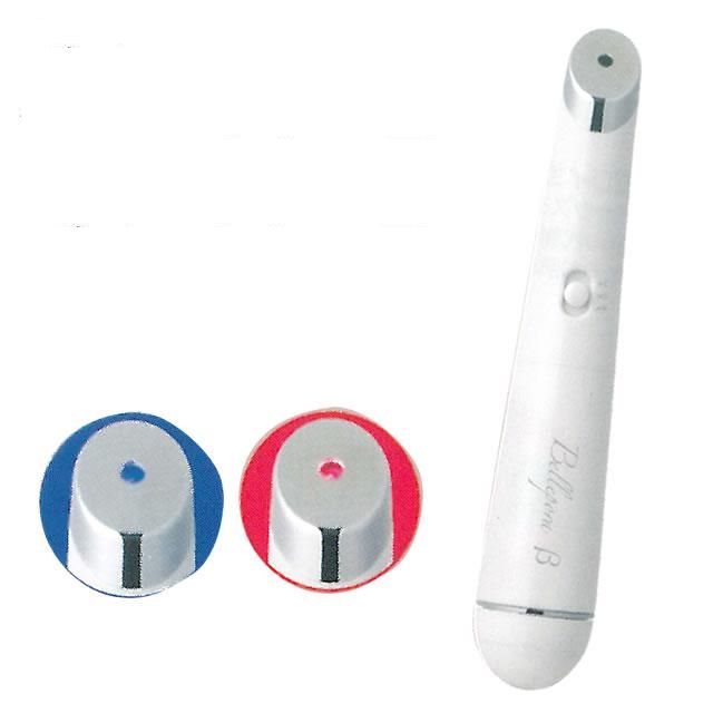 ポイントケア用の美顔器として登場！ 目元やほうれい線、アクネケアに。 型番：NBP-03 サイズ：W24mm×D24mm×H132mm 重量：約19g（本体のみ） 電源方式：単3アルカリ乾電池1本（別売） タイマー：3分自動OFF機能 本体...