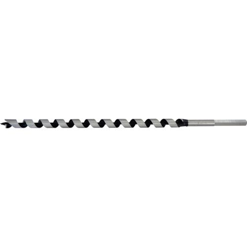 ドリル先端が先ネジタイプです 先ネジの回転力を利用して、押さえつけなくてもスムーズな穴あけが可能です 電気ドリルで浅い貫通穴から深い貫通穴まで穴あけが可能です [サイズ] 刃径：9.5mm 全長：250mm ネジ丈：190mm 軸径：7.0...