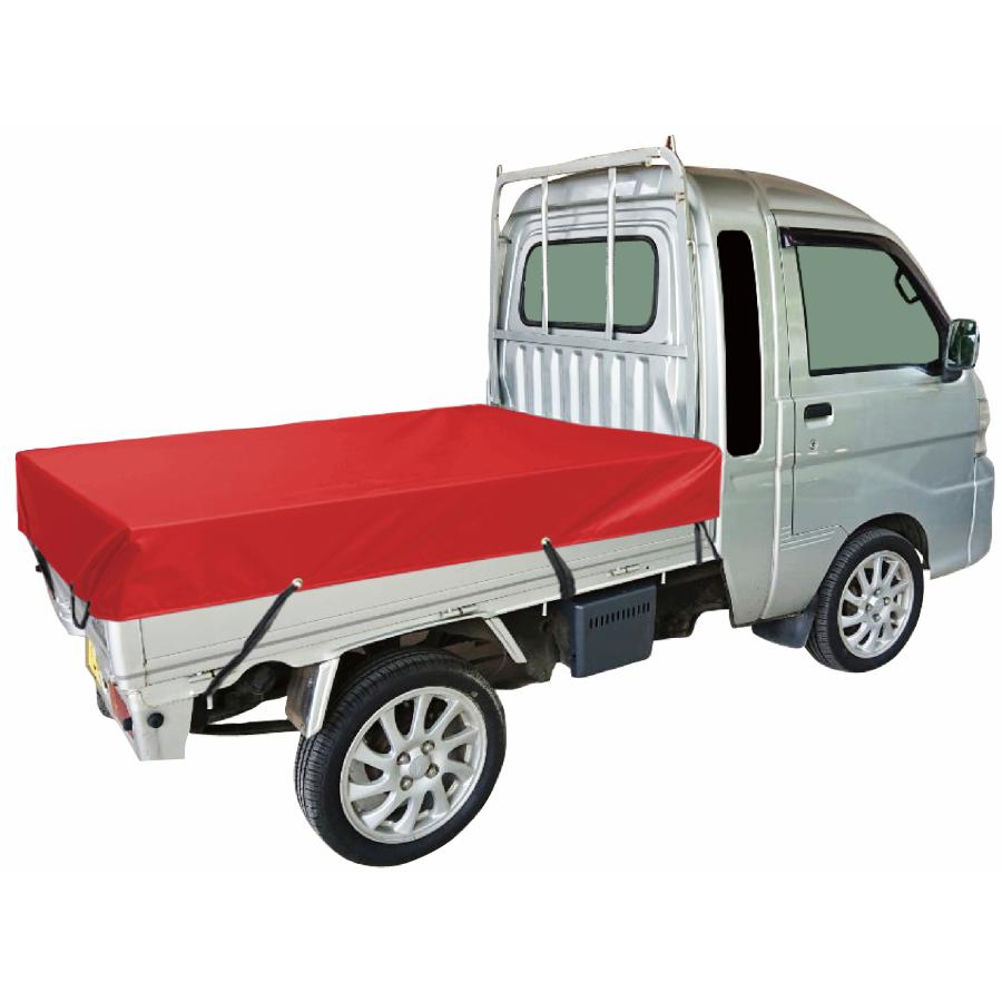 ●平張りタイプ ●防水 [仕様] シートサイズ：180×180cm 適応車種：ダイハツ ハイゼットジャンボ 日本製 【付属品】 ・ゴムロープ10本