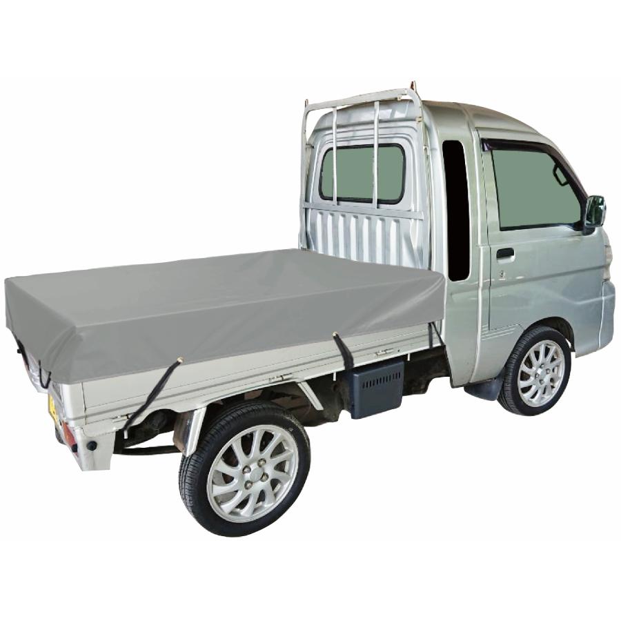 ●平張りタイプ ●防水 [仕様] シートサイズ：180×180cm 適応車種：ダイハツ ハイゼットジャンボ 日本製 【付属品】 ・ゴムロープ10本
