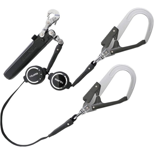 ●フルハーネス型用 タイプ1 ●「墜落制止用器具の規格」適合品 ●上出しダブルL2ランヤード ●ショックアブゾーバがブラブラしない固定ベルト付き ●ランヤードが引っ掛からないリール式 ●巻取器のスライドにより、好みのランヤード長に調整可 ●...